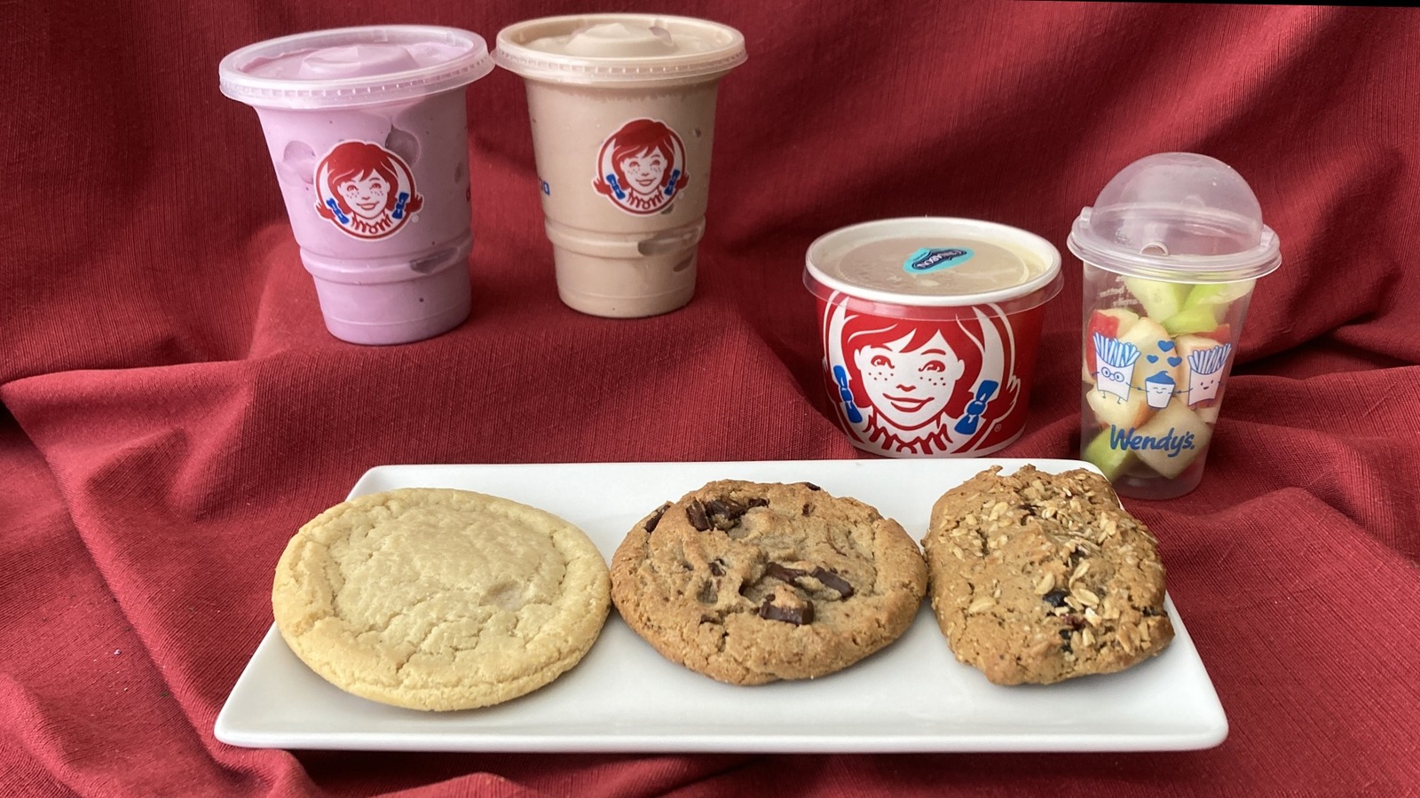 Wendy's dessert menu store