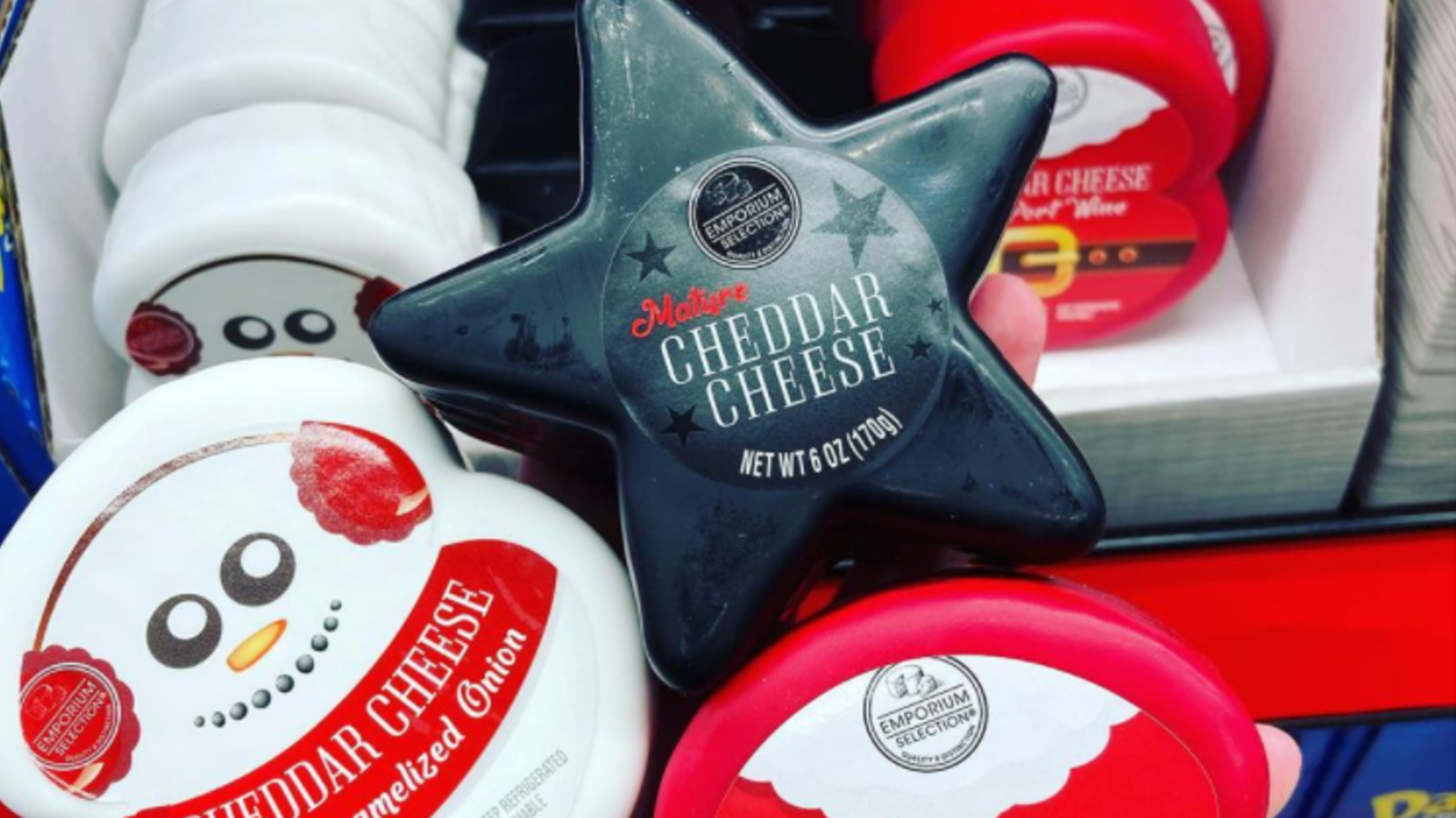 Aldi Shoppers Can't Get Over These Festive Cheddar Cheeses