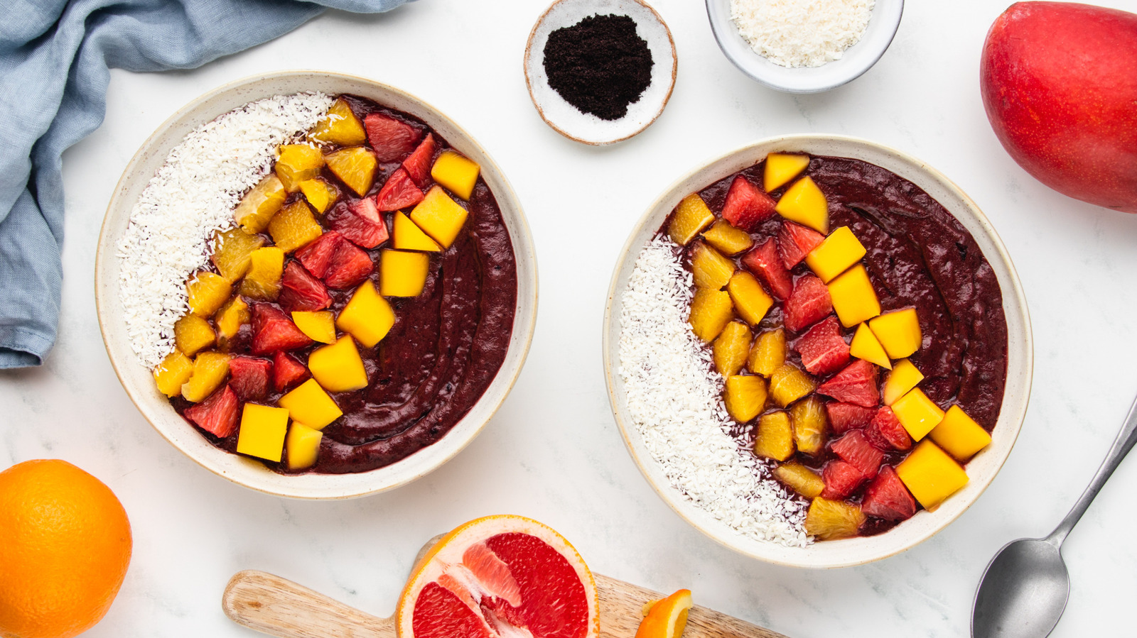 At-Home Mango Citrus Acai Bowl Recipe