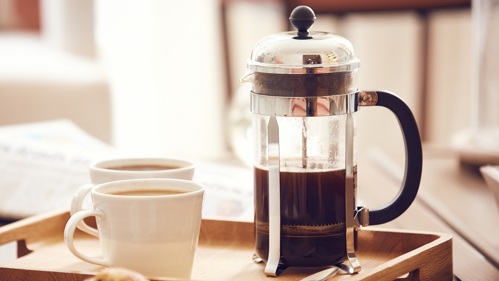 Don't Make The Mistake Of Leaving Coffee In Your French Press After Brewing
