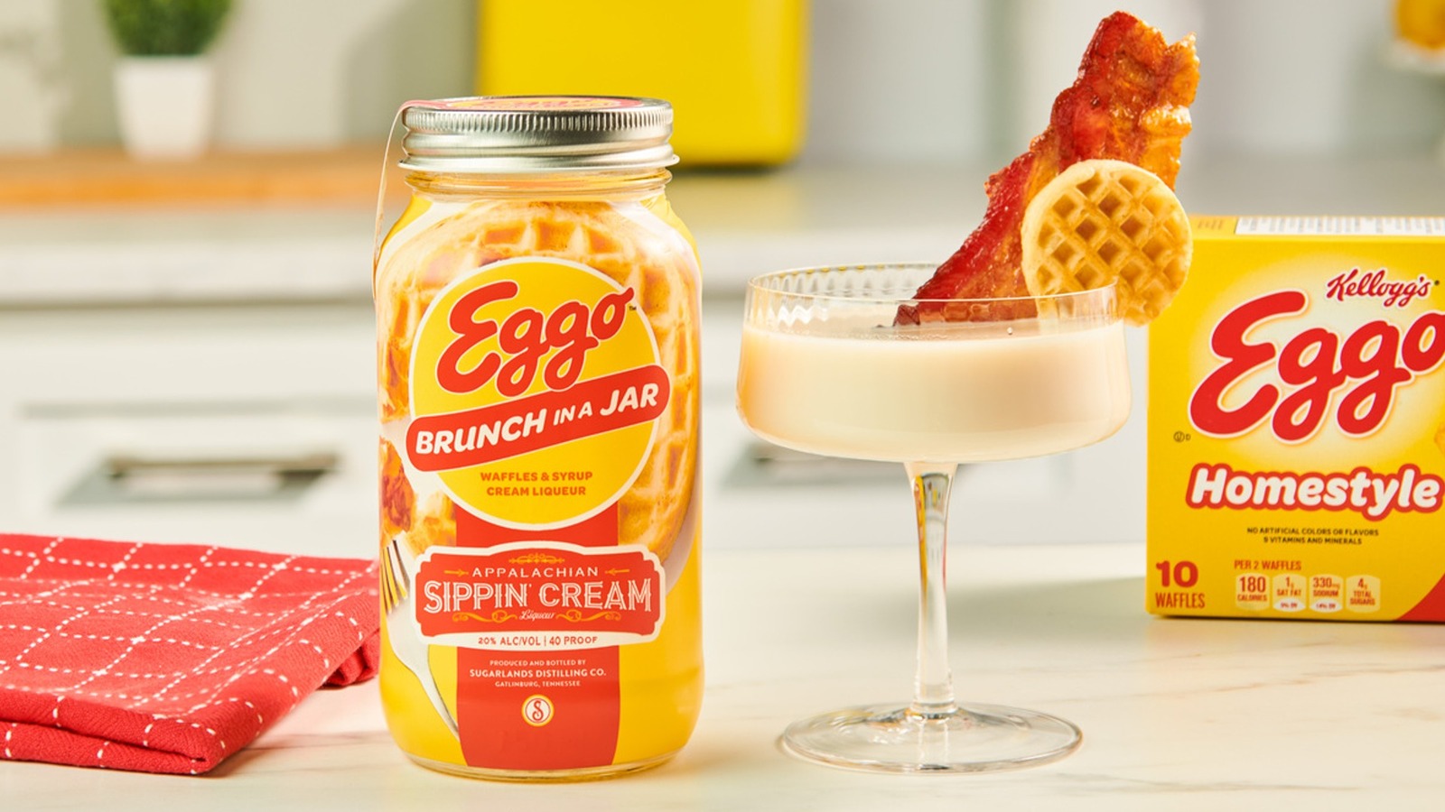 Eggo's Boozy Sippin' Cream Takes 'Liquid Brunch' To A Whole New Level