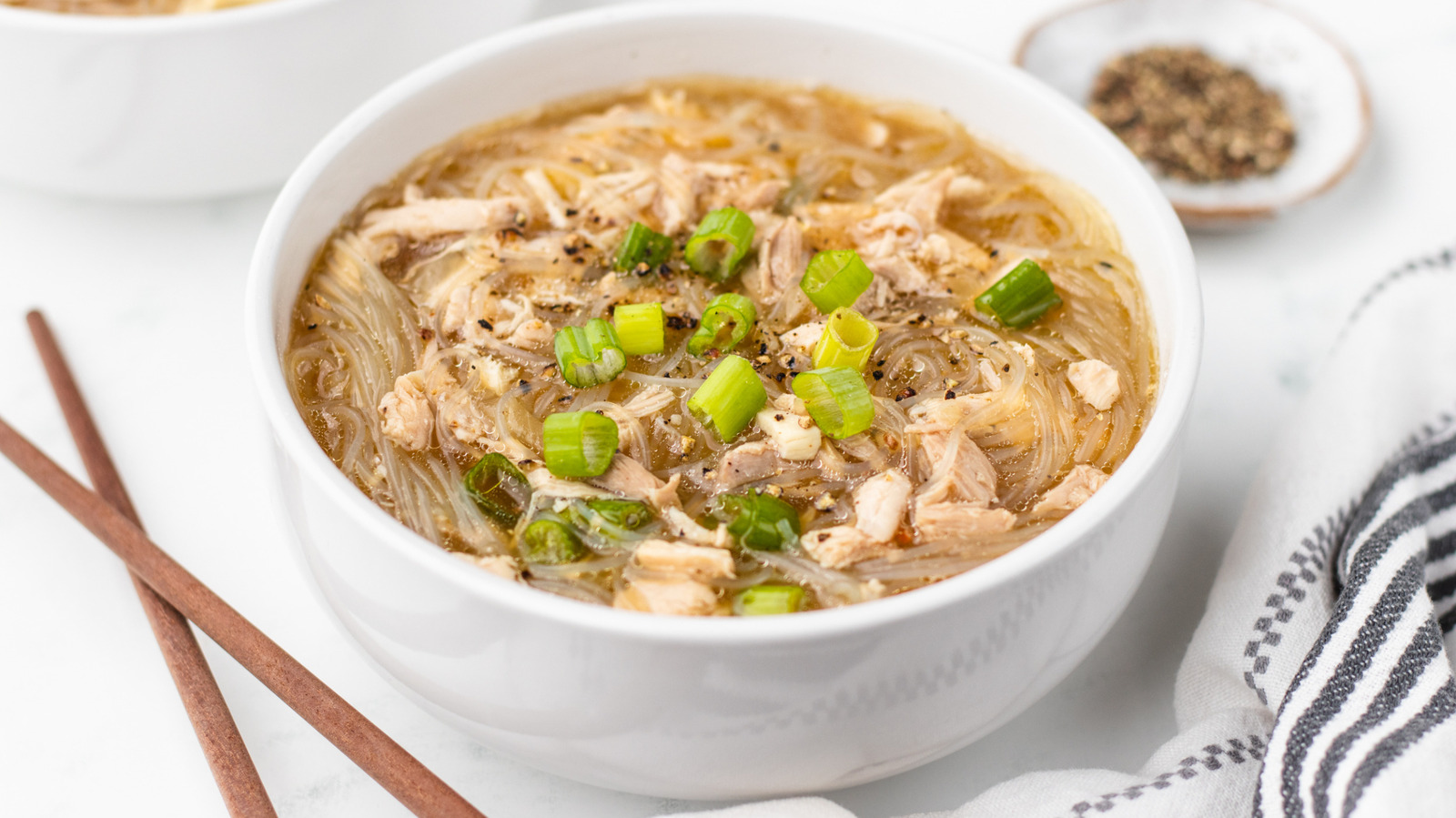 Hawaiian-Style Chicken Long Rice Soup Recipe