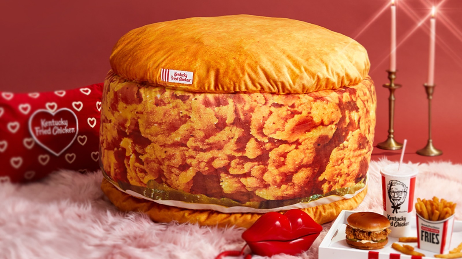 If You've Ever Wanted A Huge KFC Chicken Sandwich Pillow, Now's Your Chance