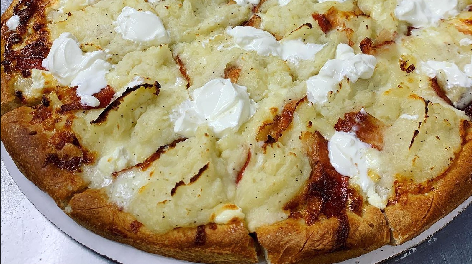 Loaded Potato Pizza Passes On Traditional Sauce