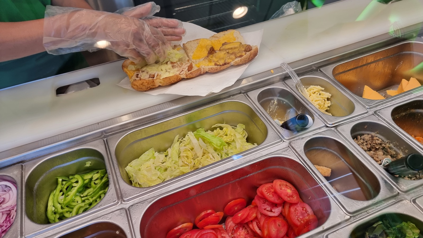 Subway Menu Toppings
