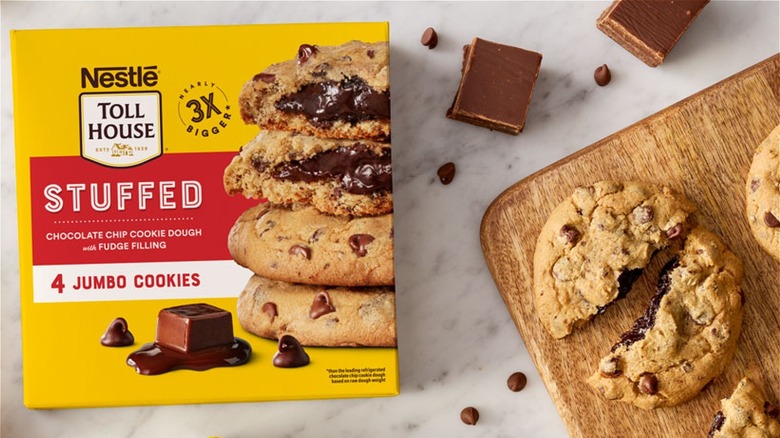 Nestle Toll House Just Dropped 'Stuffed' Cookie Dough Nestle Toll House Just Dropped 'Stuffed' Cookie Dough