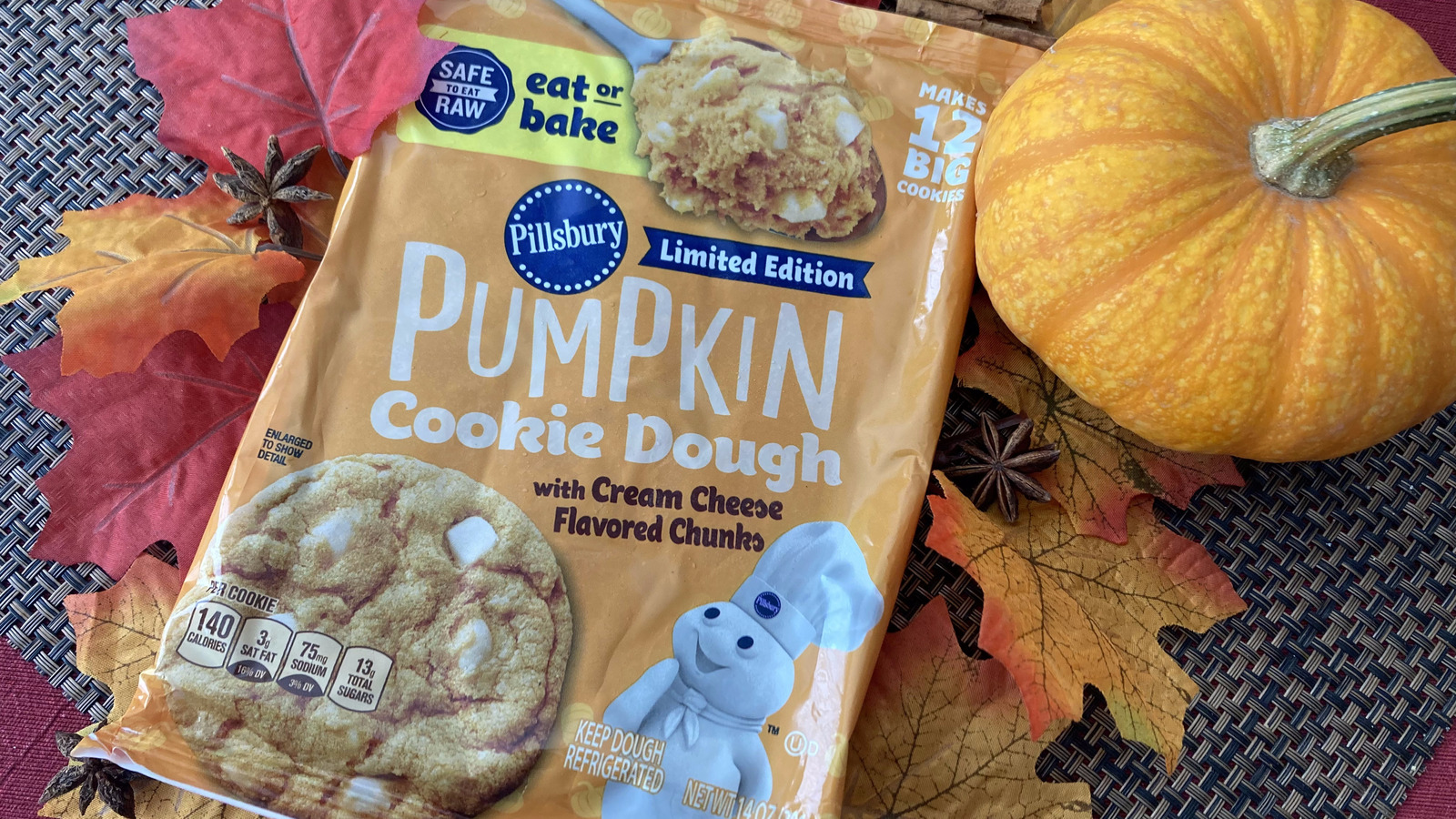 Pillsbury Pumpkin Cream Cheese Cookie Dough Review: An Extra Boost Of ...