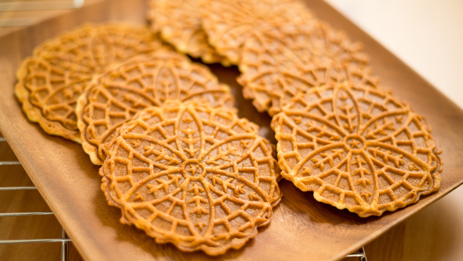 Pizzelle Cookies Get Their Signature Look From A Special Appliance