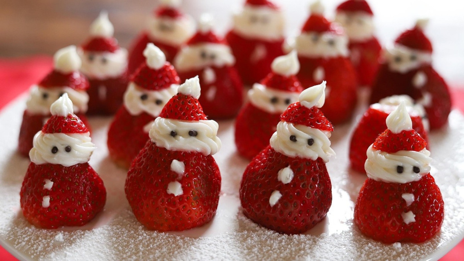 Simple Strawberry Santas Recipe