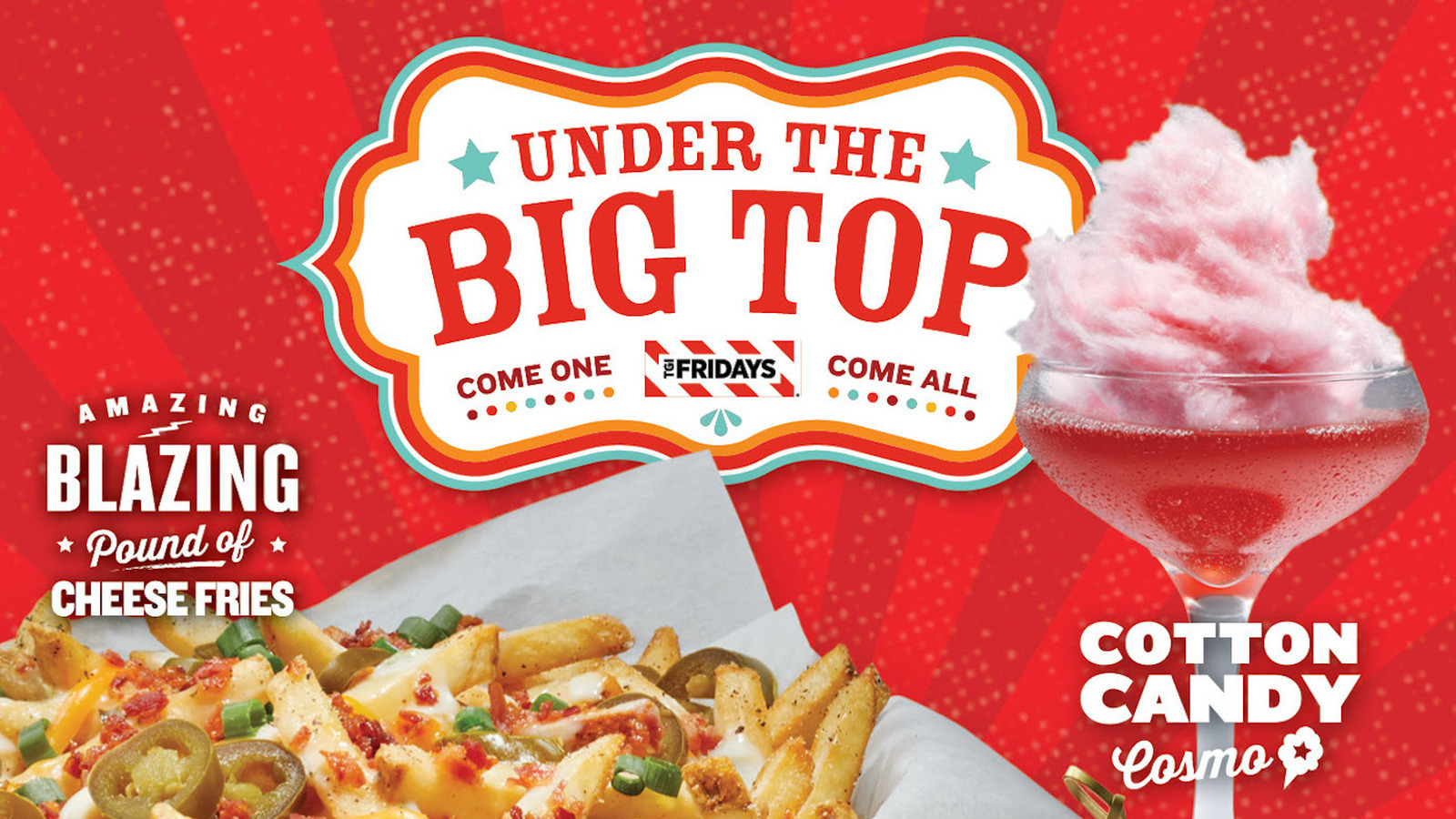 TGI Fridays Has A New Circus Themed Menu. Here's What You Can Expect