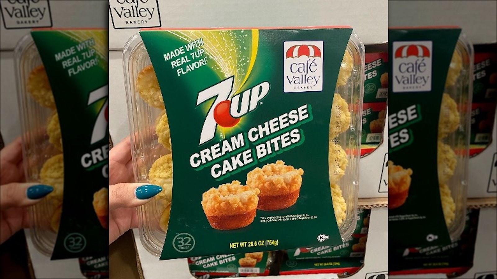 The Bizarre 7UP Cream Cheese Cake Bites You Can Get At Costco