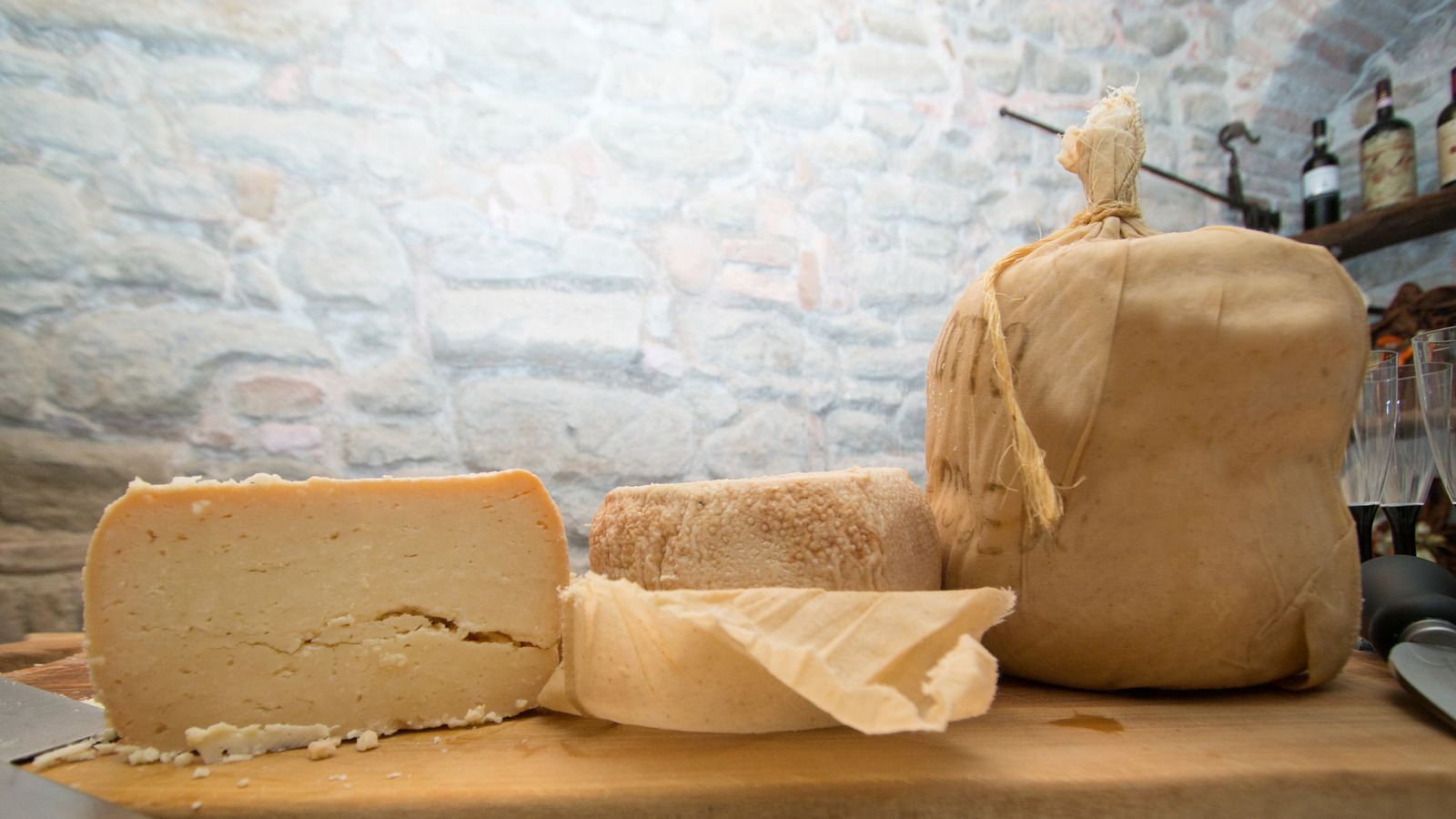 The Italian Cheese That Gets Aged In Sandstone Pits