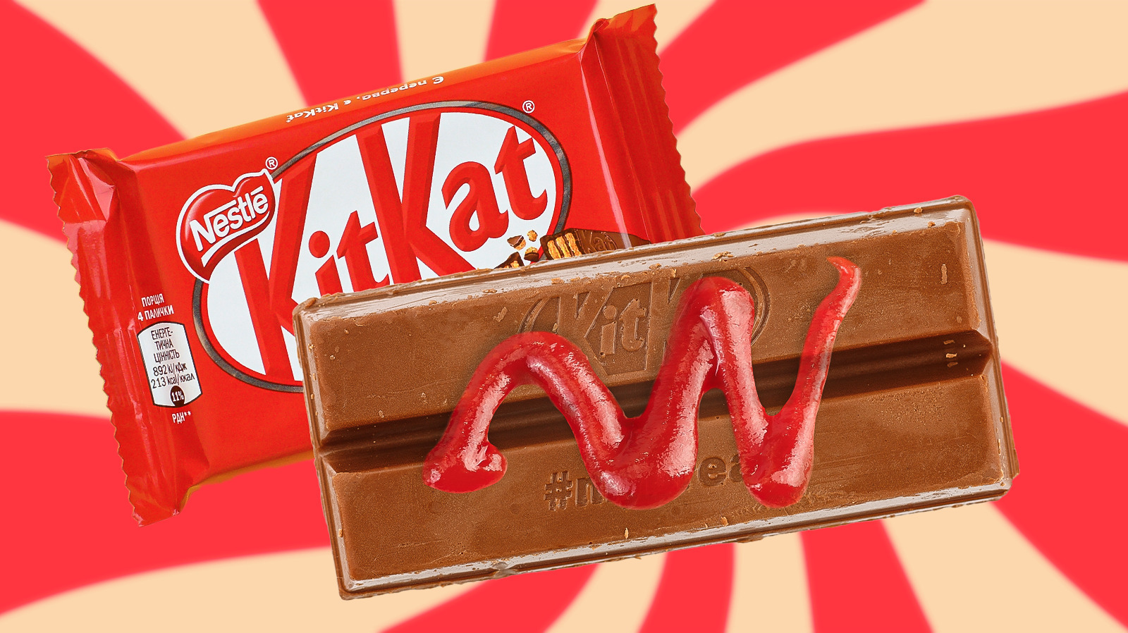 Kit Kats And Ketchup Work Together Due To Their Savory And Sweet Flavors