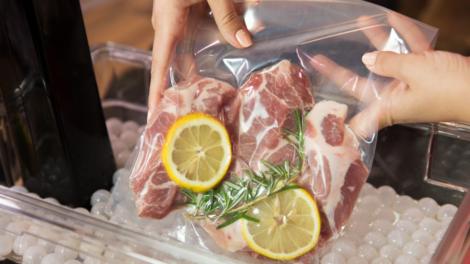 The Strange Item You Should Add To Your Sous Vide Bath