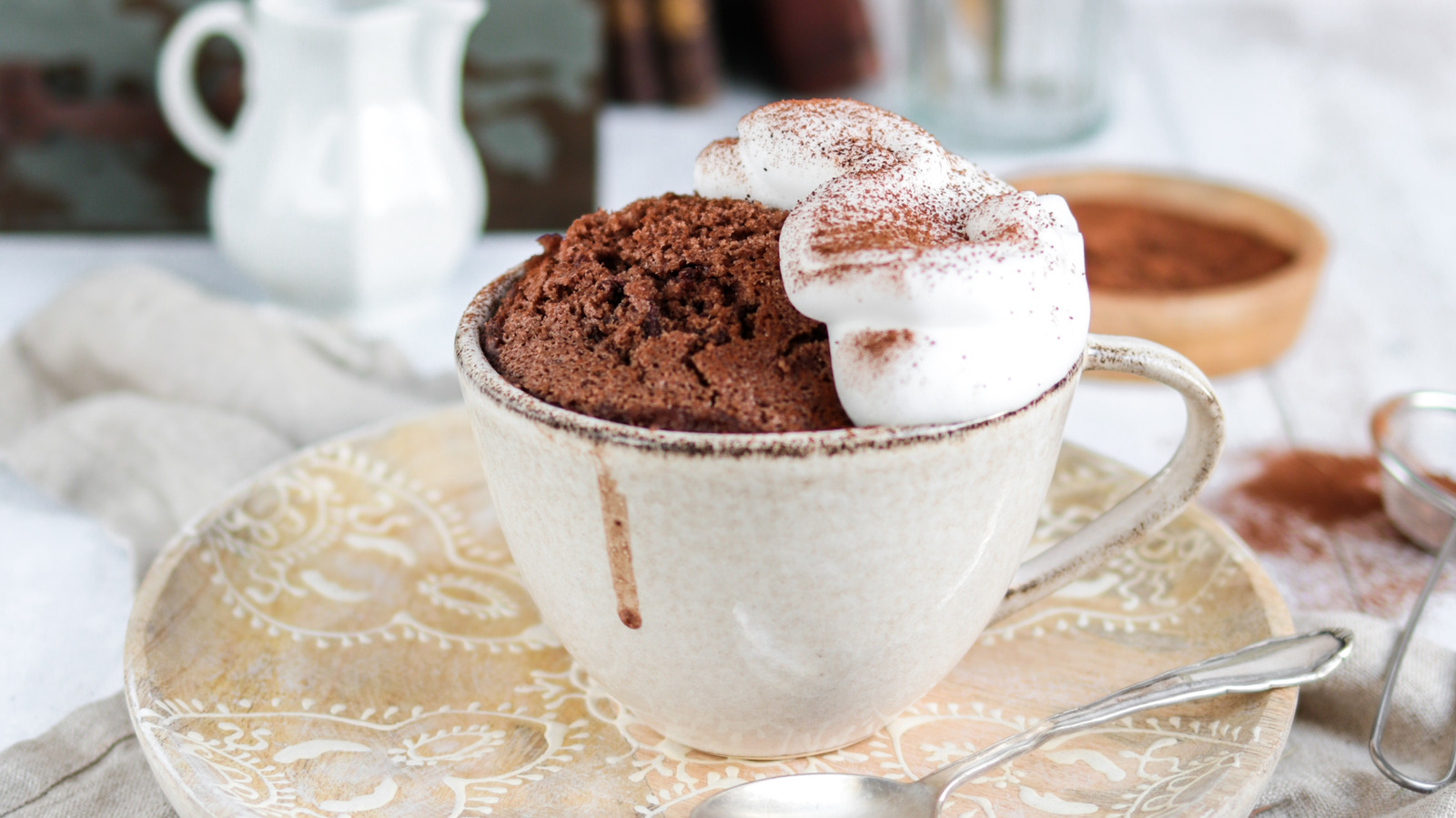 The Viral Tea Cup Cake Is Made With An Unexpected Melted Ingredient