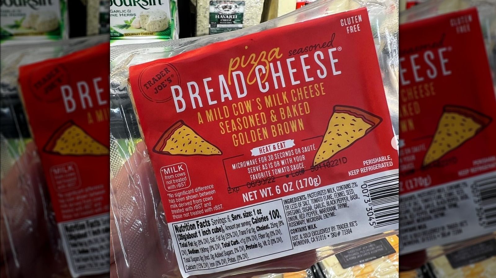 Trader Joe's Shoppers Are Psyched To Try Its New Pizza Bread Cheese