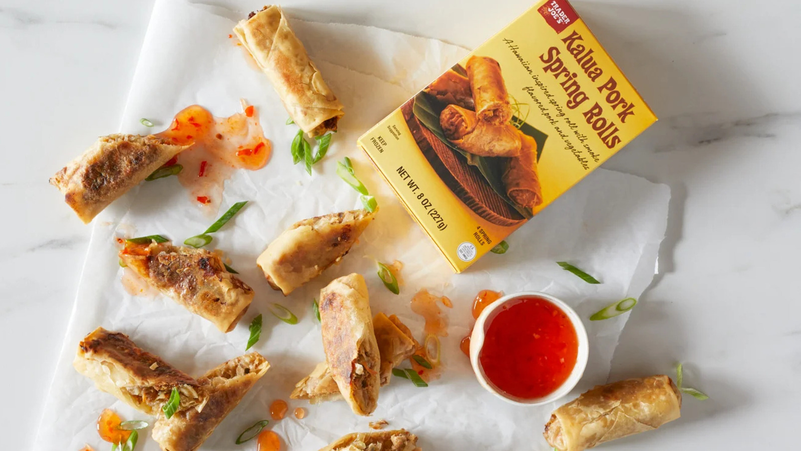 Trader Joe's Shoppers Can't Wait To Try Its New Kalua Pork Spring Rolls