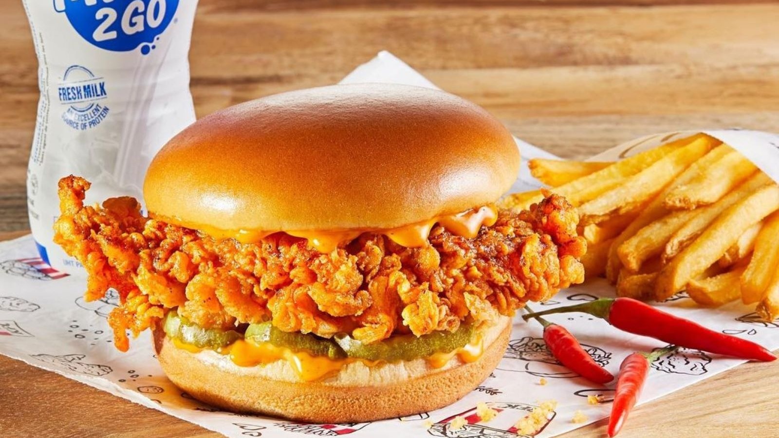 Why KFC Canada's New Kentucky Scorcher Comes With Free Milk