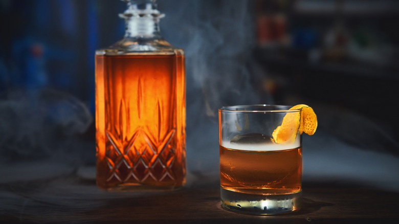 Why Laying Bourbon Bottles Flat Is A Bad Idea