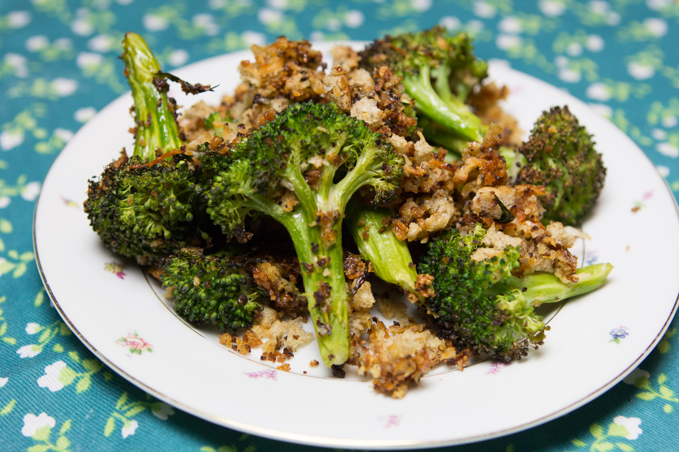 Crispy Roasted Parmesan Broccoli