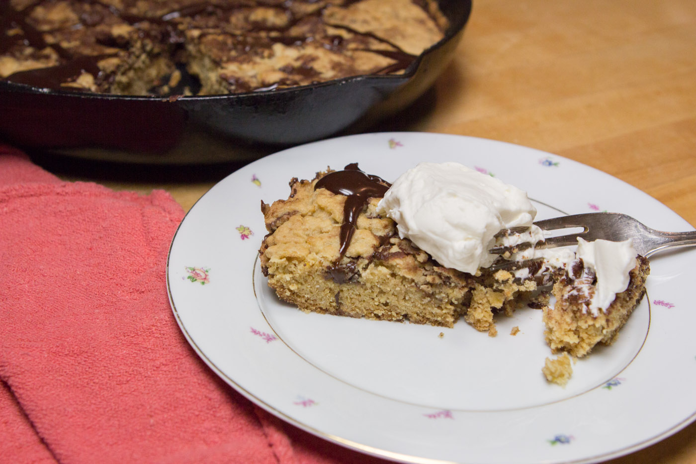 Chewy Chocolate Chip Cookie Cake Recipe